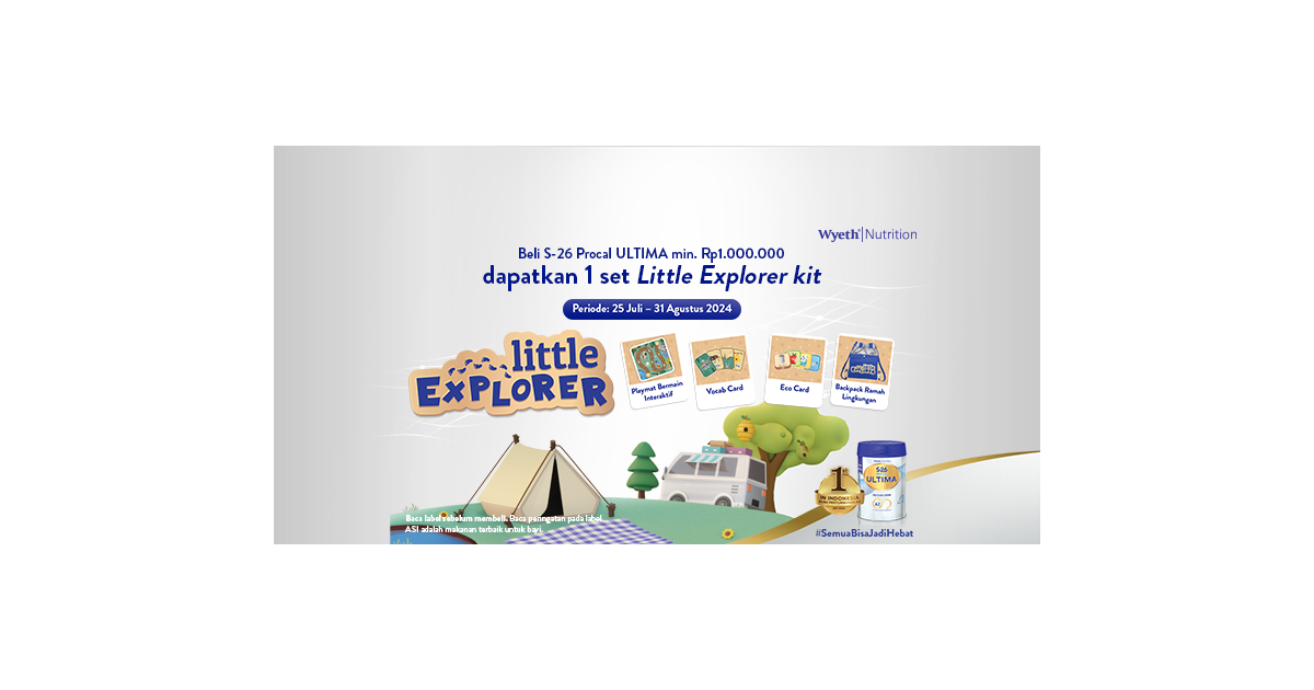 Promo 1 set Little Eksplorer Kit untuk Eksplorasi di Masa Golden Age